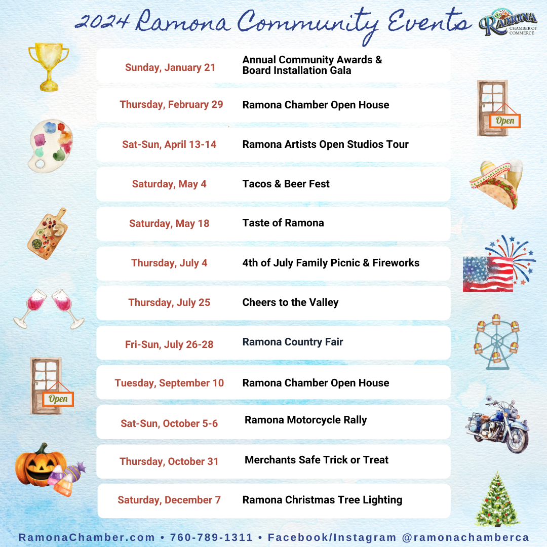 Chamber Events – Ramona Chamber of Commerce